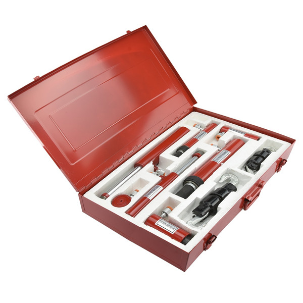 Workshop 7pcs Push Pull Ram Kit 10T Hydraulic Lifting Jack