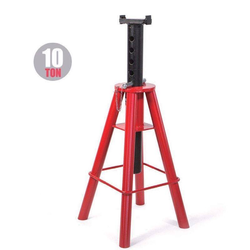 10-12Ton Jack Stands: Inclined Teeth, Cast Iron Post for Heavy Trucks ...