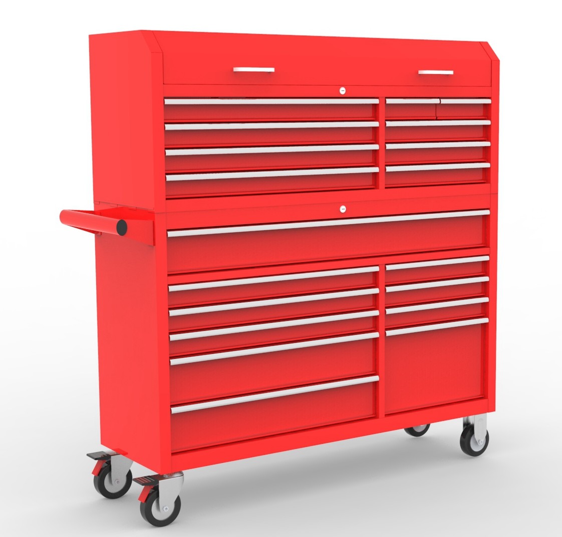 19 Drawers Mobile Workshop 56 Inch Tool Chests Cabinets