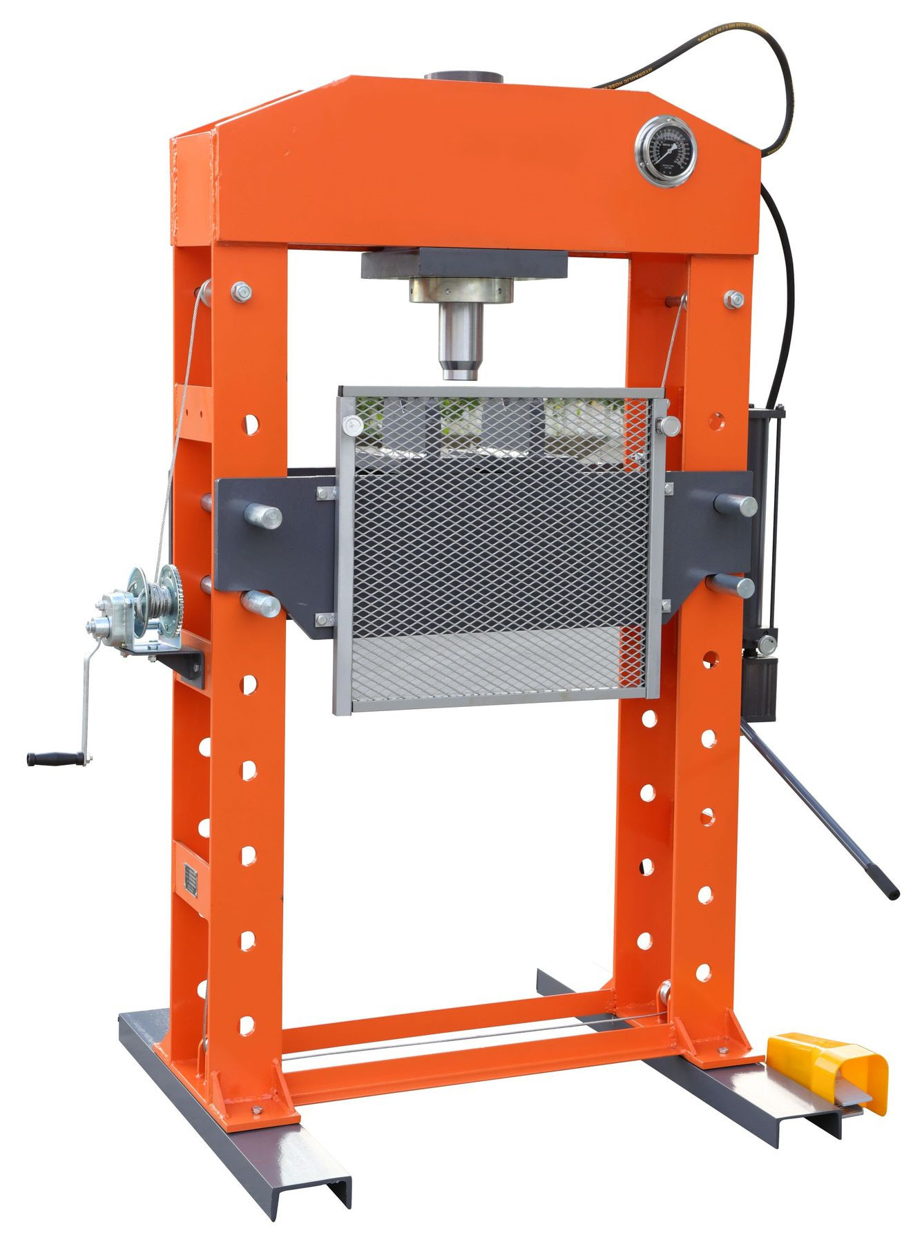 Machinery Repair Shops 100 Ton Hydraulic Press Machine With Pressure Gauge